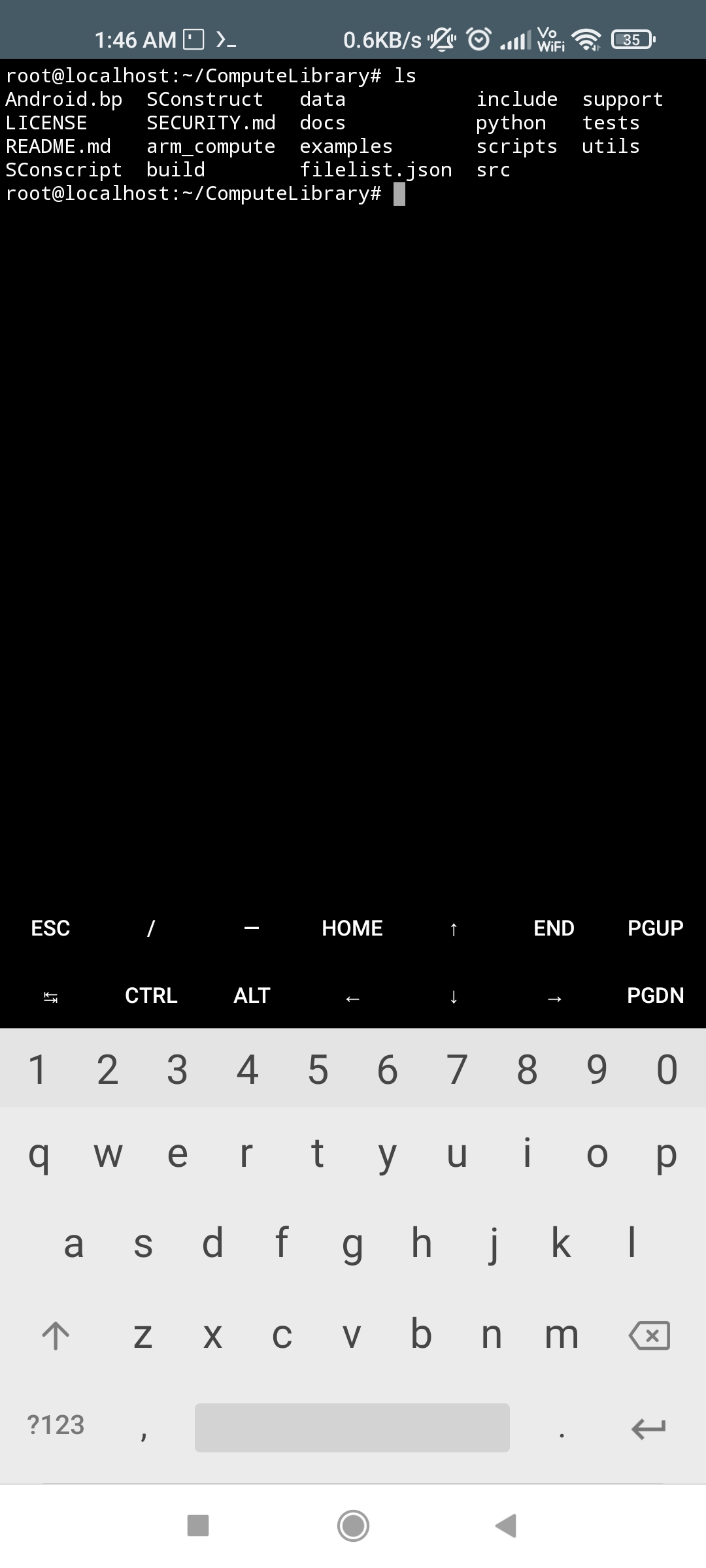 build successfully in termux android but help wanted · Issue #943 · ARM-software/ComputeLibrary ...