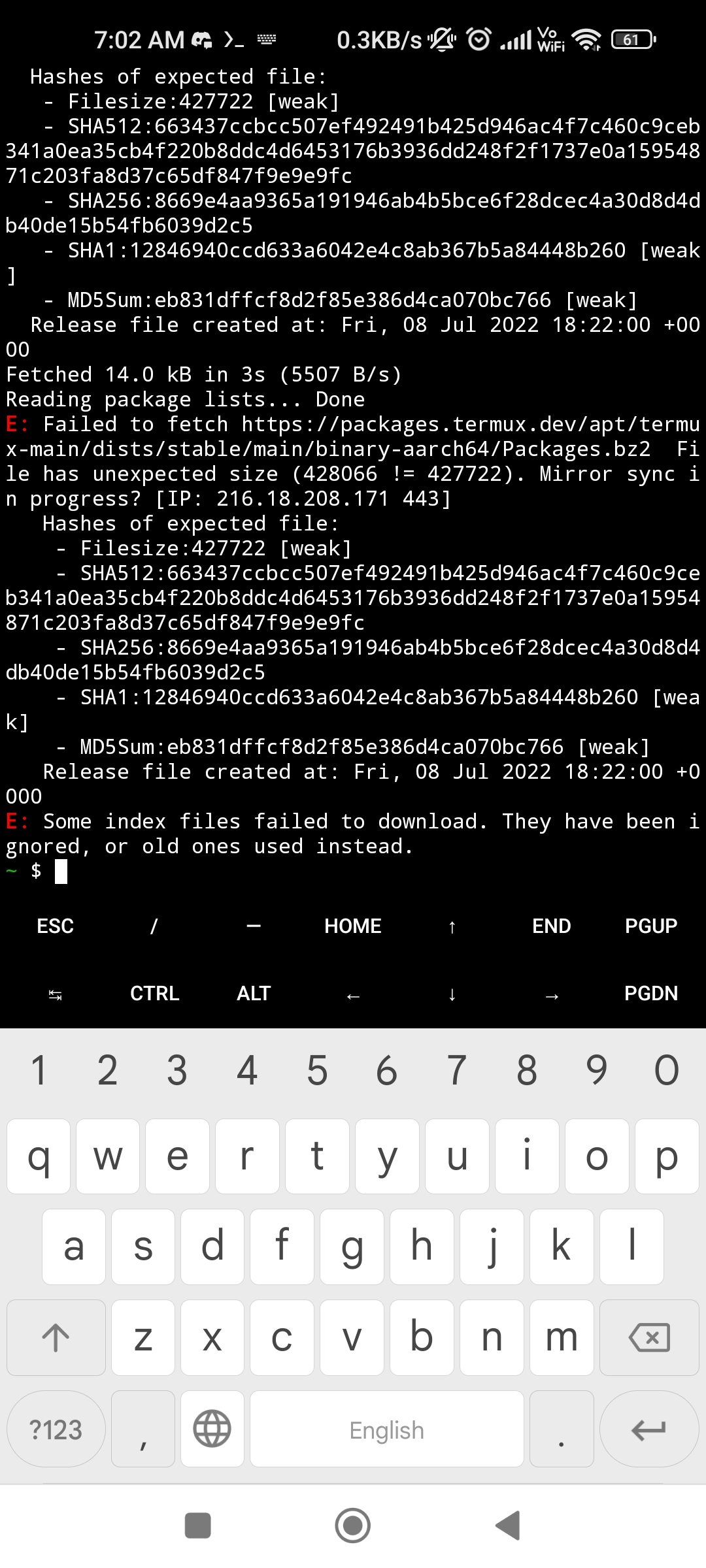 apt update, pkg update, change repo not working · Issue #11205 · termux ...