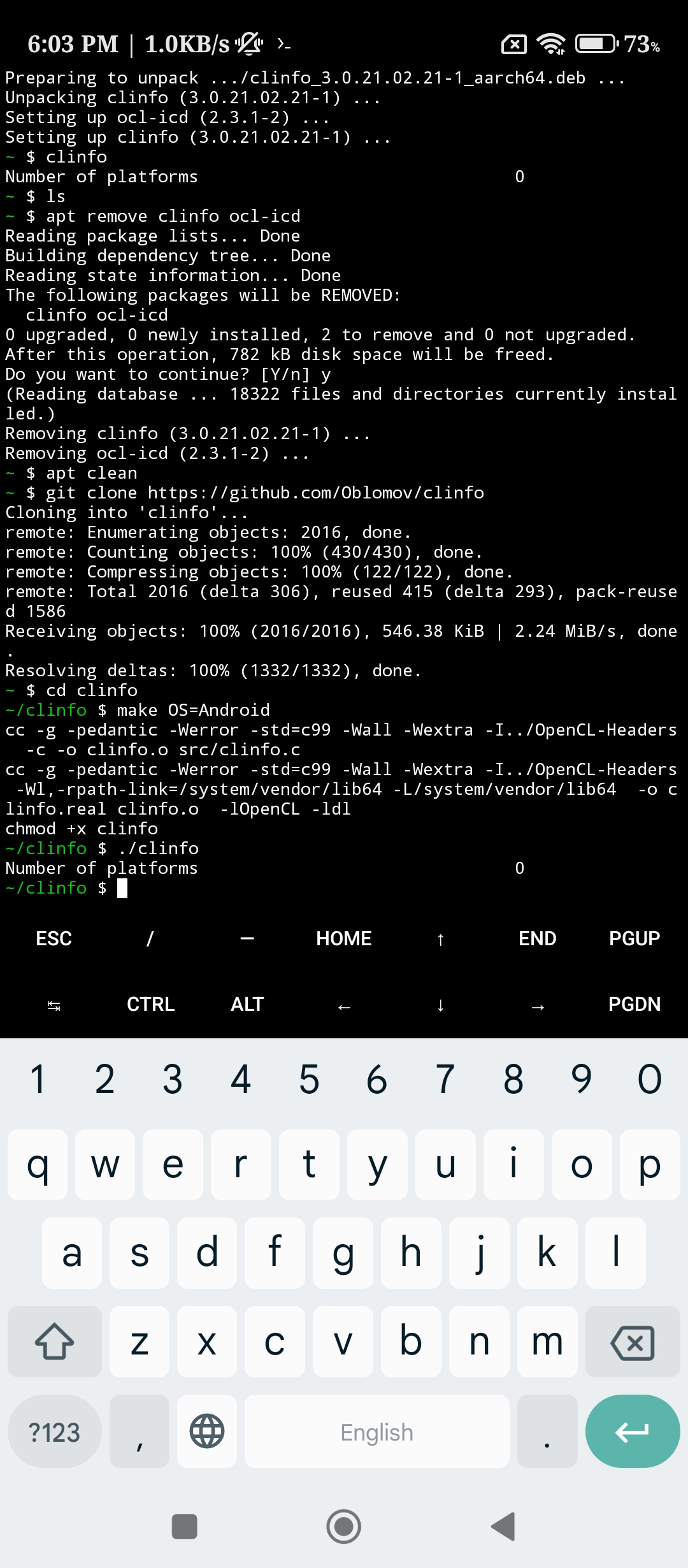 OpenCL device not reporting with Mali-Gpu · Issue #83 · Oblomov/clinfo · GitHub