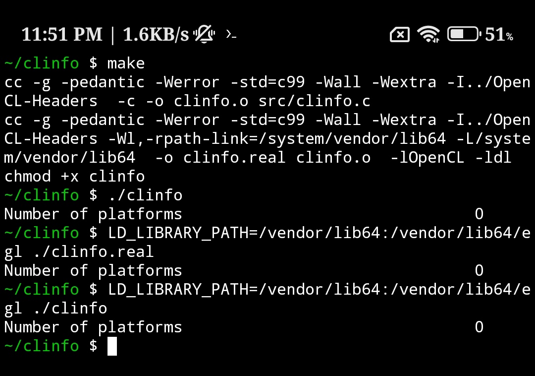 clpeak, clinfo: clGetPlatformIDs (-1001) no platforms found (OpenCL issue) · Issue #13821 ...