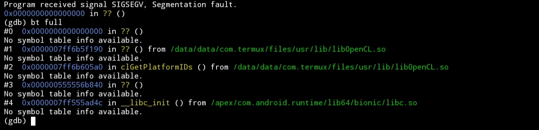 clpeak, clinfo: clGetPlatformIDs (-1001) no platforms found (OpenCL issue) · Issue #13821 ...
