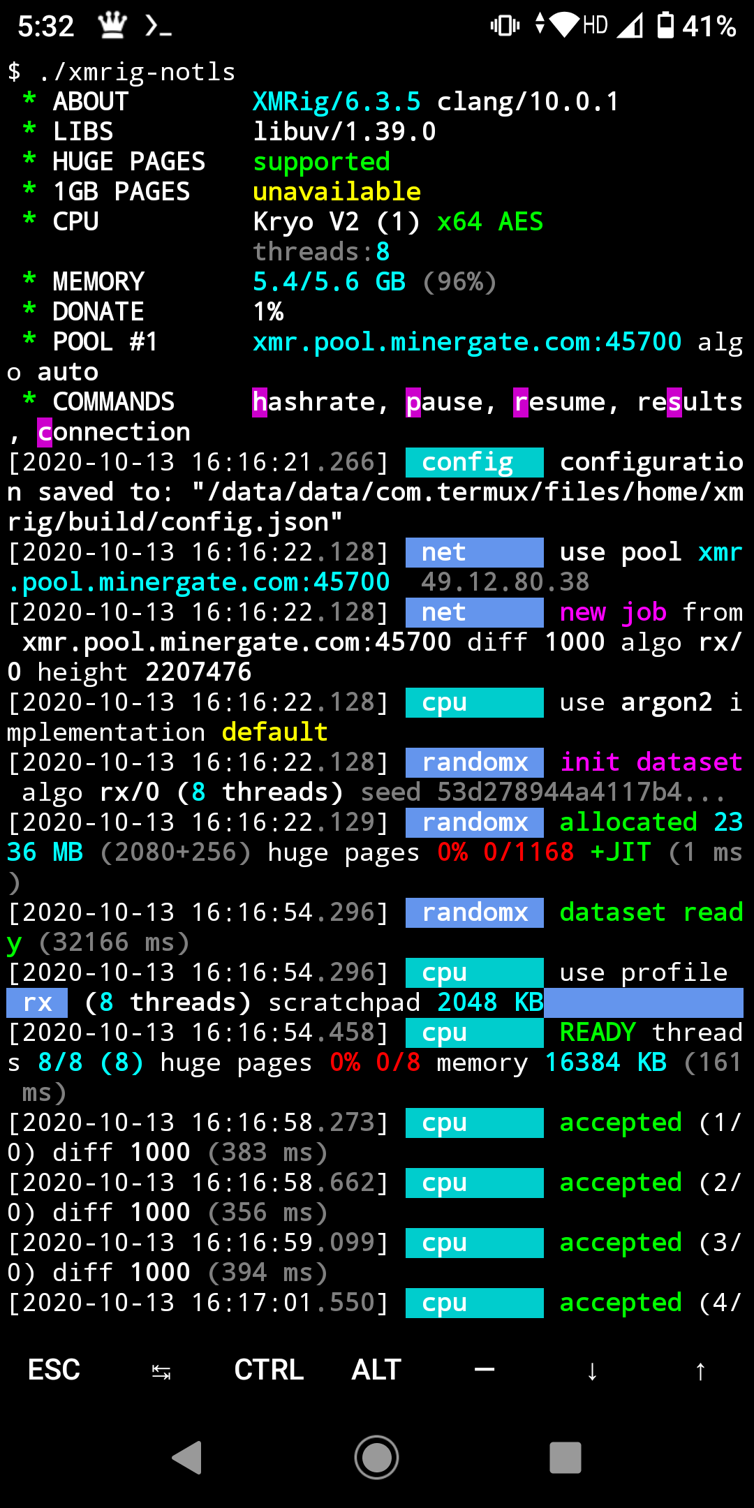 #Huge page problem in android · Issue #1892 · xmrig/xmrig · GitHub