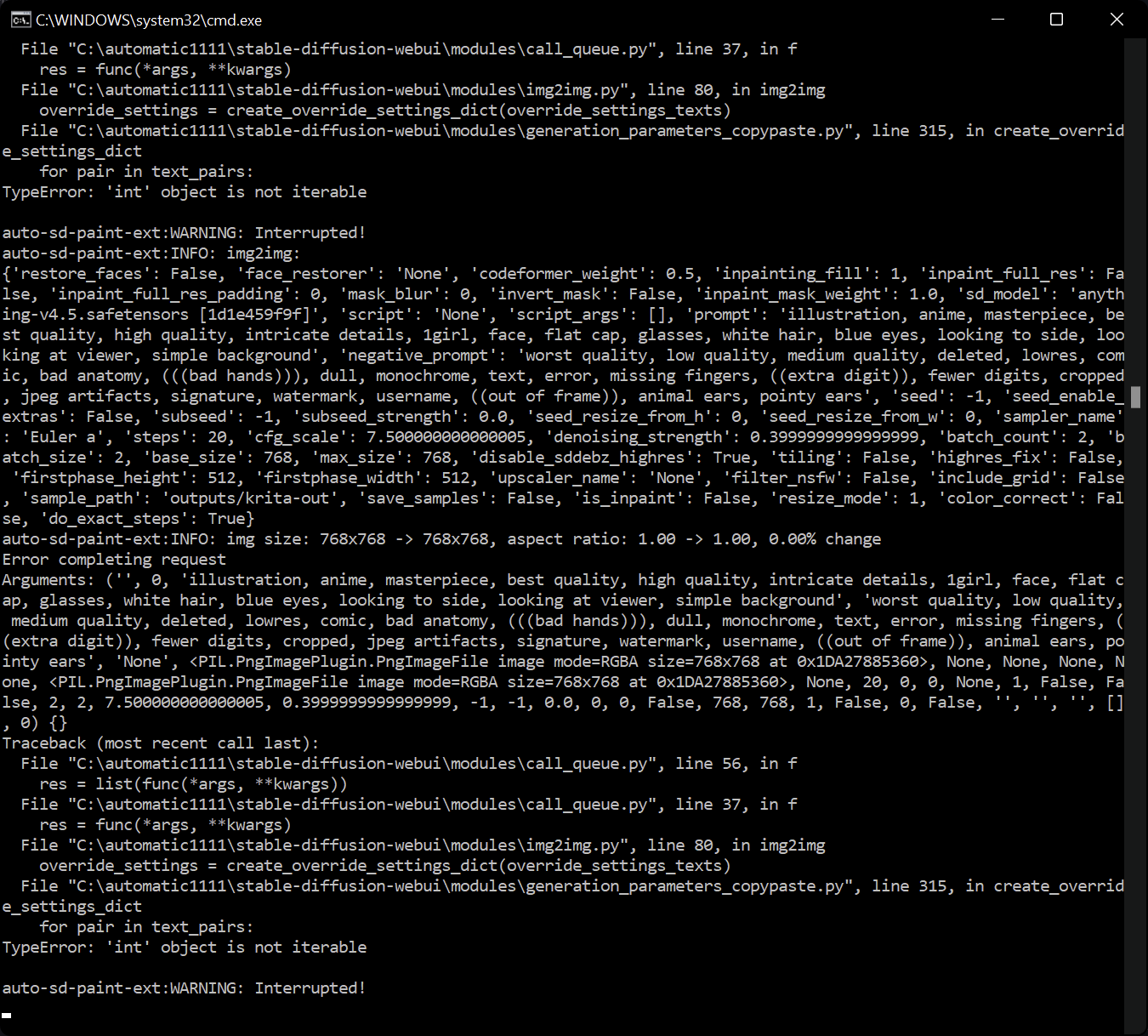 Upstream update broke img2img · Issue #117 · Interpause/auto-sd-paint-ext · GitHub