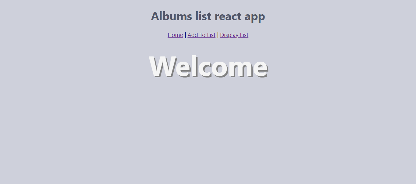 GitHub - bot5294/albums-list-react-app