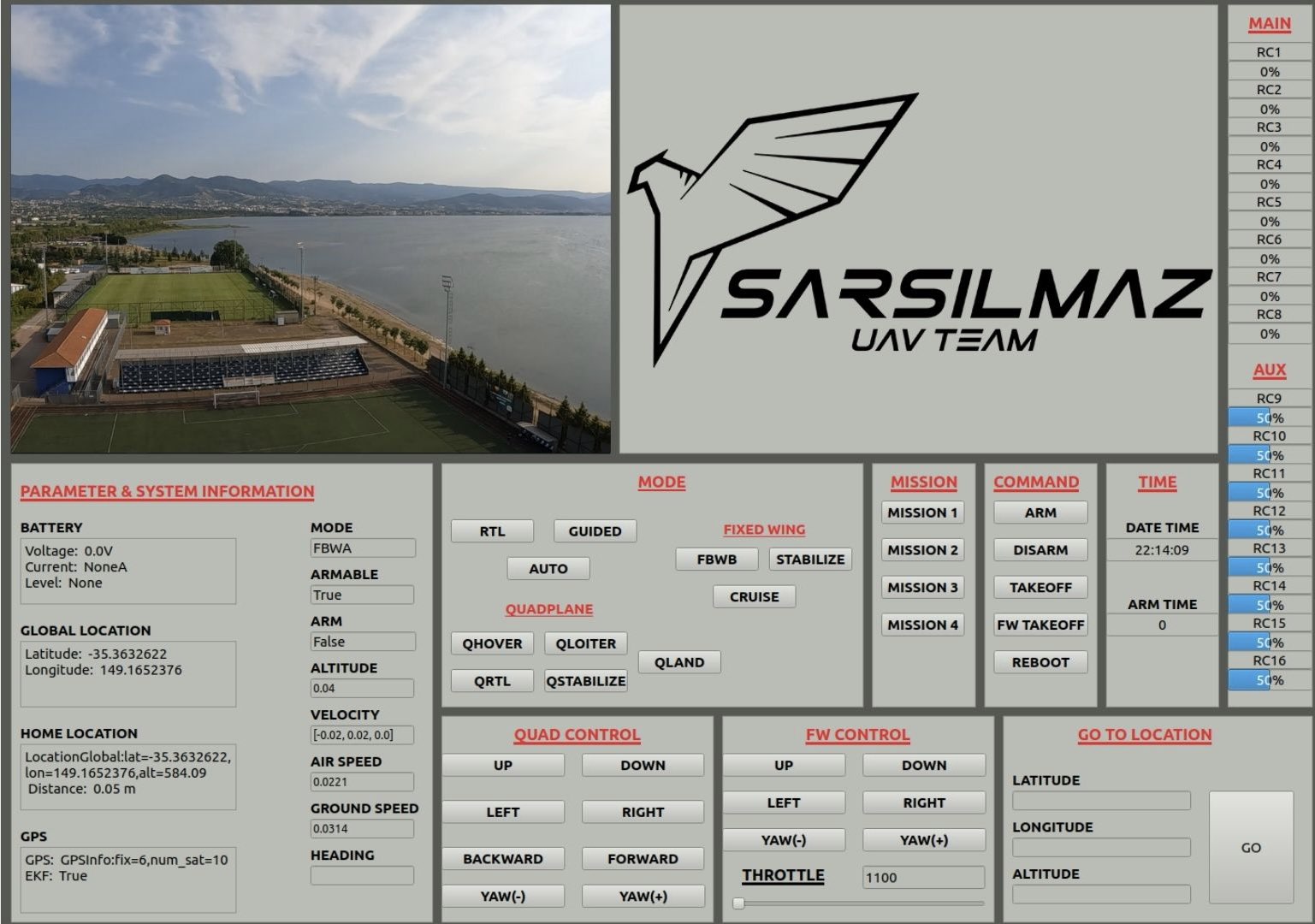 GitHub - yunusdlszz/UAV-GUI: Sarsilmaz UAV Team GUI