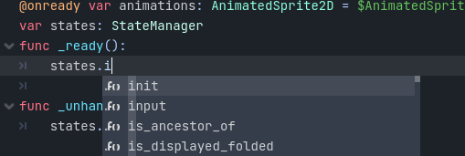 Intellisense on my custom class don't work when I assign a node to a variable of this class ...