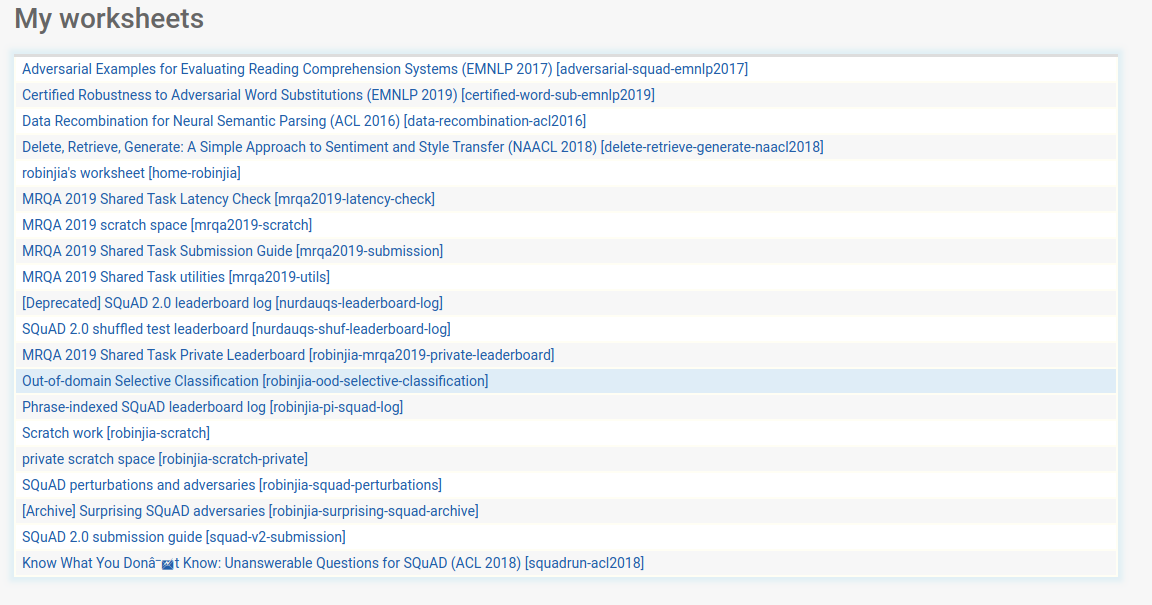 [USER ISSUE] Weird characters in worksheet name · Issue #1436 · codalab/codalab-worksheets · GitHub