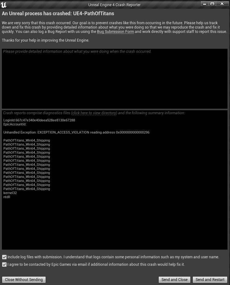 Unreal Engine Crash When Someone Leaves Group · Issue #8517 · Alderon ...