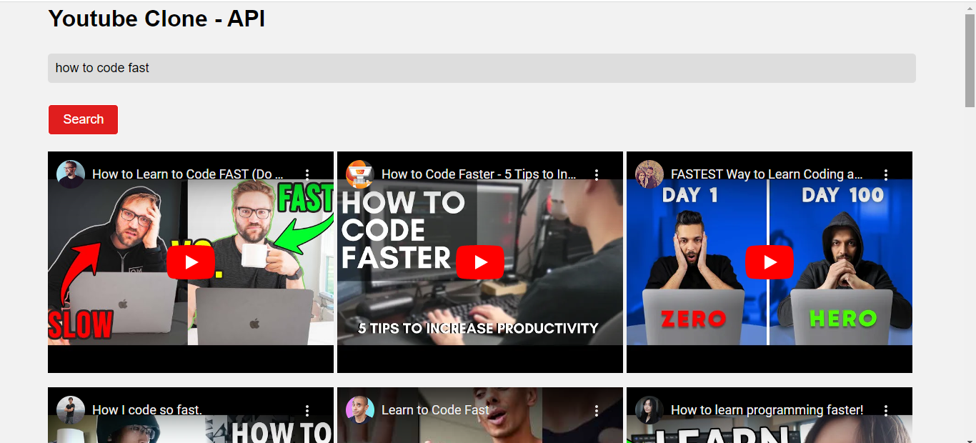 GitHub - MarioAgbanobi/Youtube-clone-using-API-: Youtube clone using API