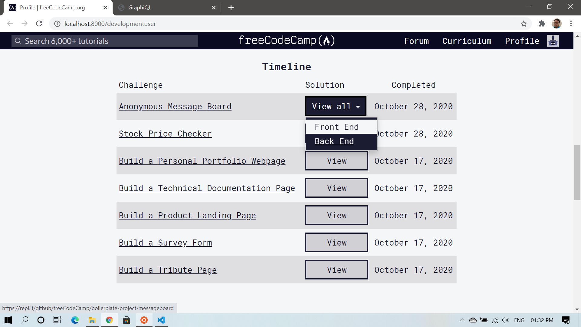 Add a Show Solution button for certification projects on the timeline · Issue #38918 ...
