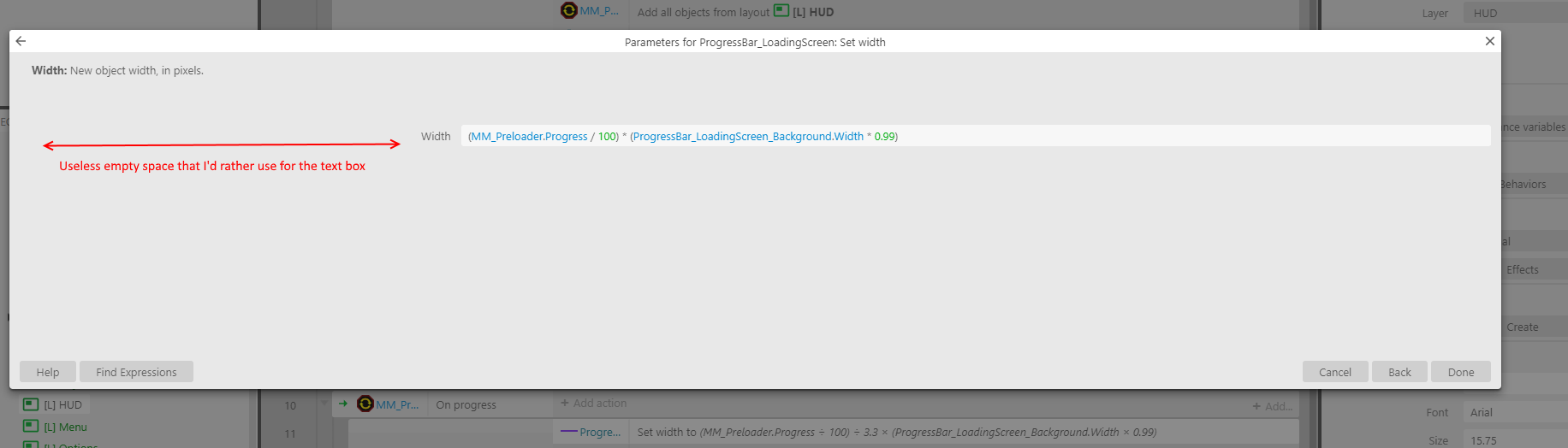Dialog frames have a lot of unnecessary empty space when resized · Issue #1000 · Scirra ...