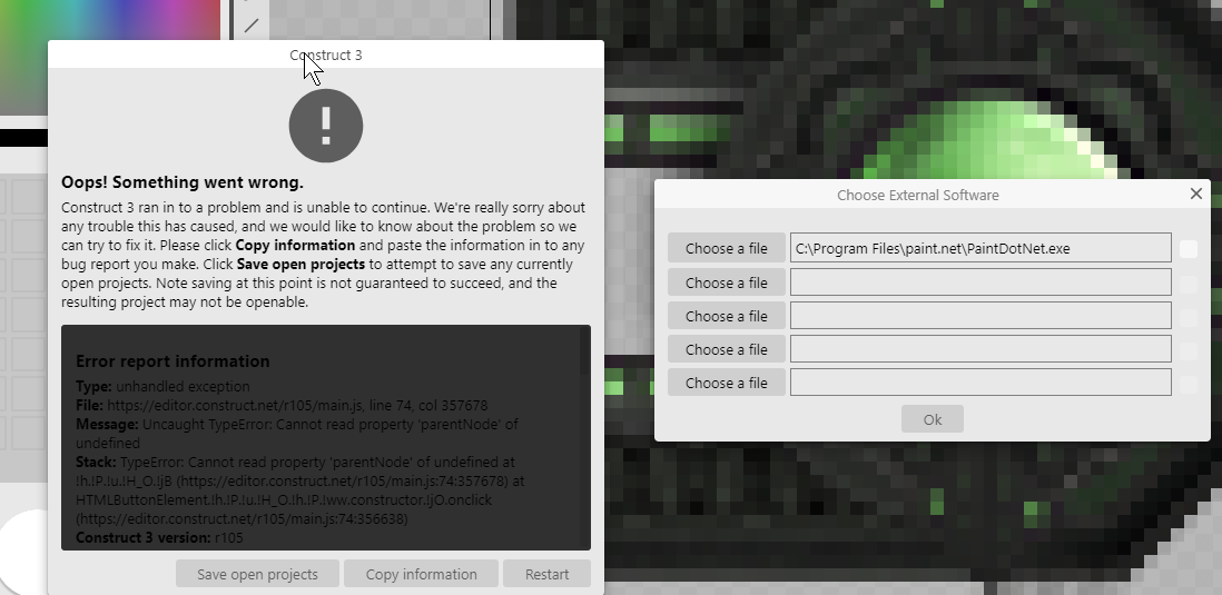Desktop version - picking external software to edit image crashes · Issue #1691 · Scirra ...