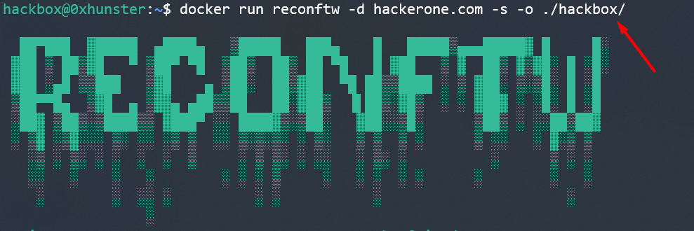 -o not working on docker scan · Issue #397 · six2dez/reconftw · GitHub