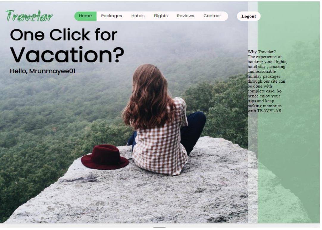 GitHub - mrunmayee9601/Travelar_Web_Application: The Travel Agency System, known as TRAVELAR, is ...