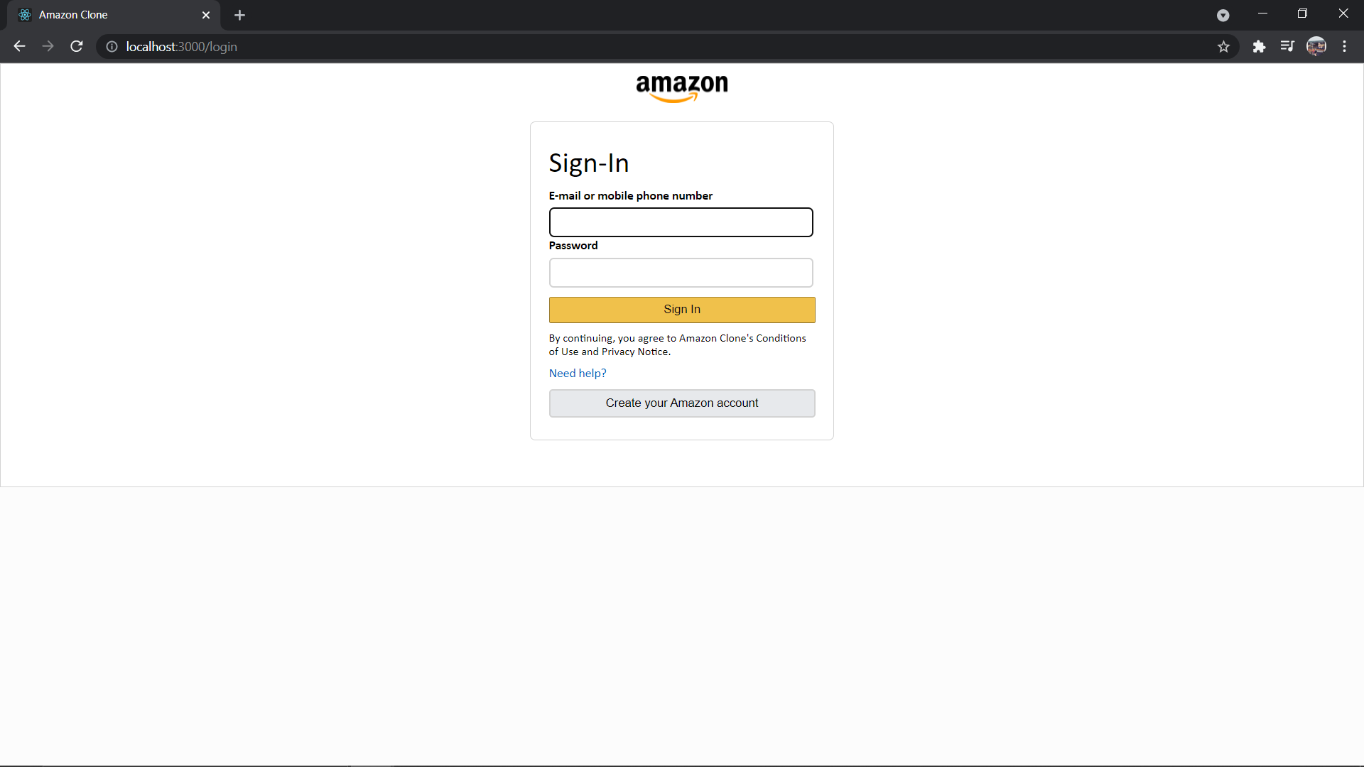 GitHub - kanakdullu/amazon-clone: https://clone-3afbe.web.app