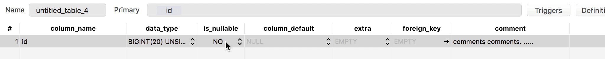 Missing comment content when the table structure is modified · Issue #616 · TablePlus/TablePlus ...