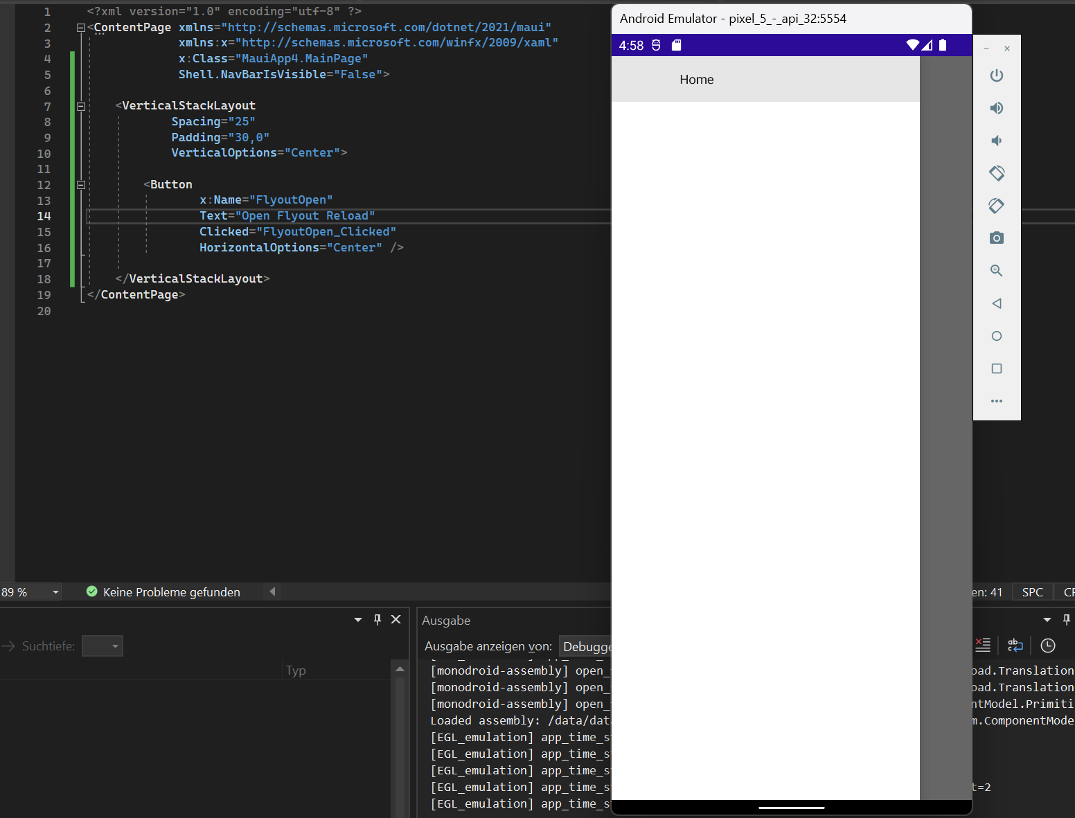 Shell Cannot Open Shell Flyout When Initial Page Has Navbar Hidden 9247