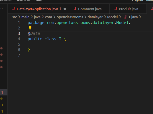 Java annotation with @ not displayed on file creation · Issue #185427 · microsoft/vscode · GitHub