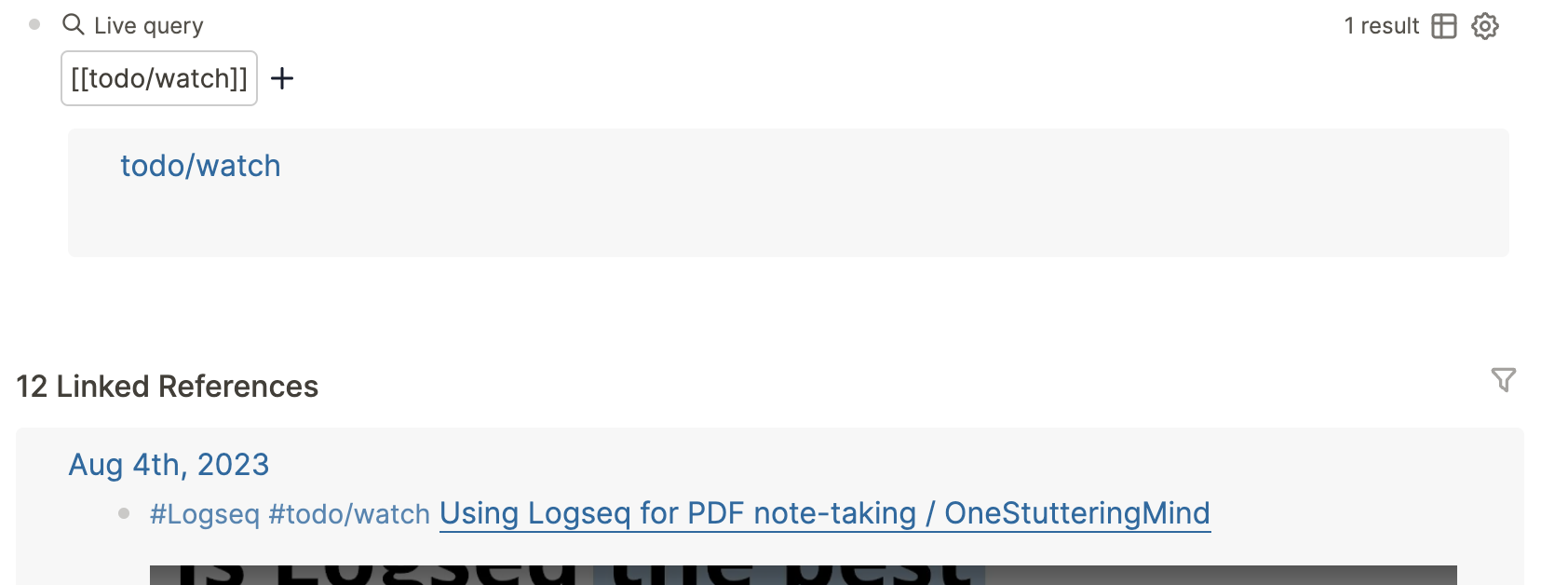 {{query #todo/some_subtag}} not working · Issue #9997 · logseq/logseq · GitHub