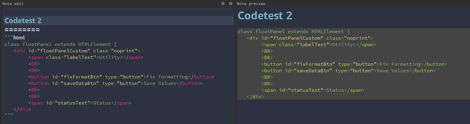 HTML is parsed inside of code blocks. · Issue #2756 · pbek/QOwnNotes ...