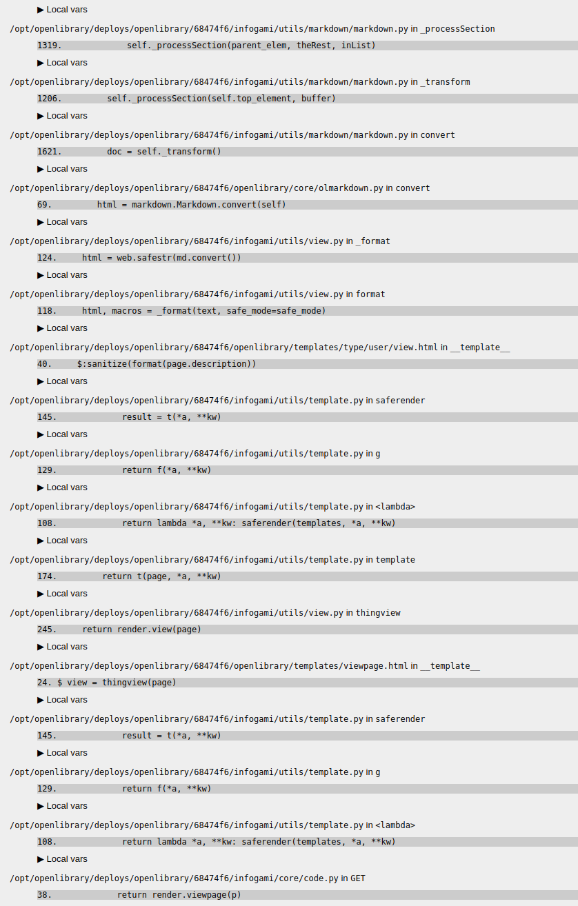 Maximum Recursion Depth Exceeded On People 304vn · Issue 3926 · Internetarchive Openlibrary