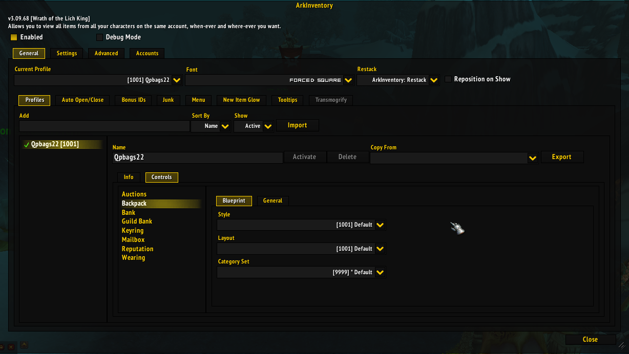[BUG WOTLK] Bags instantly sort when set not to. · Issue #1611 · arkayenro/arkinventory · GitHub