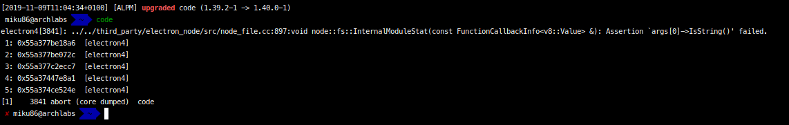 Updated to 1.40.0, code not starting · Issue #84360 · microsoft/vscode ...