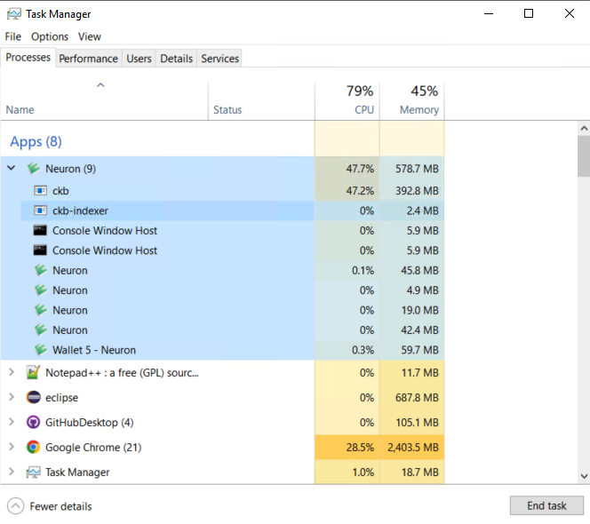 Synchronization not started · Issue #2388 · nervosnetwork/neuron · GitHub