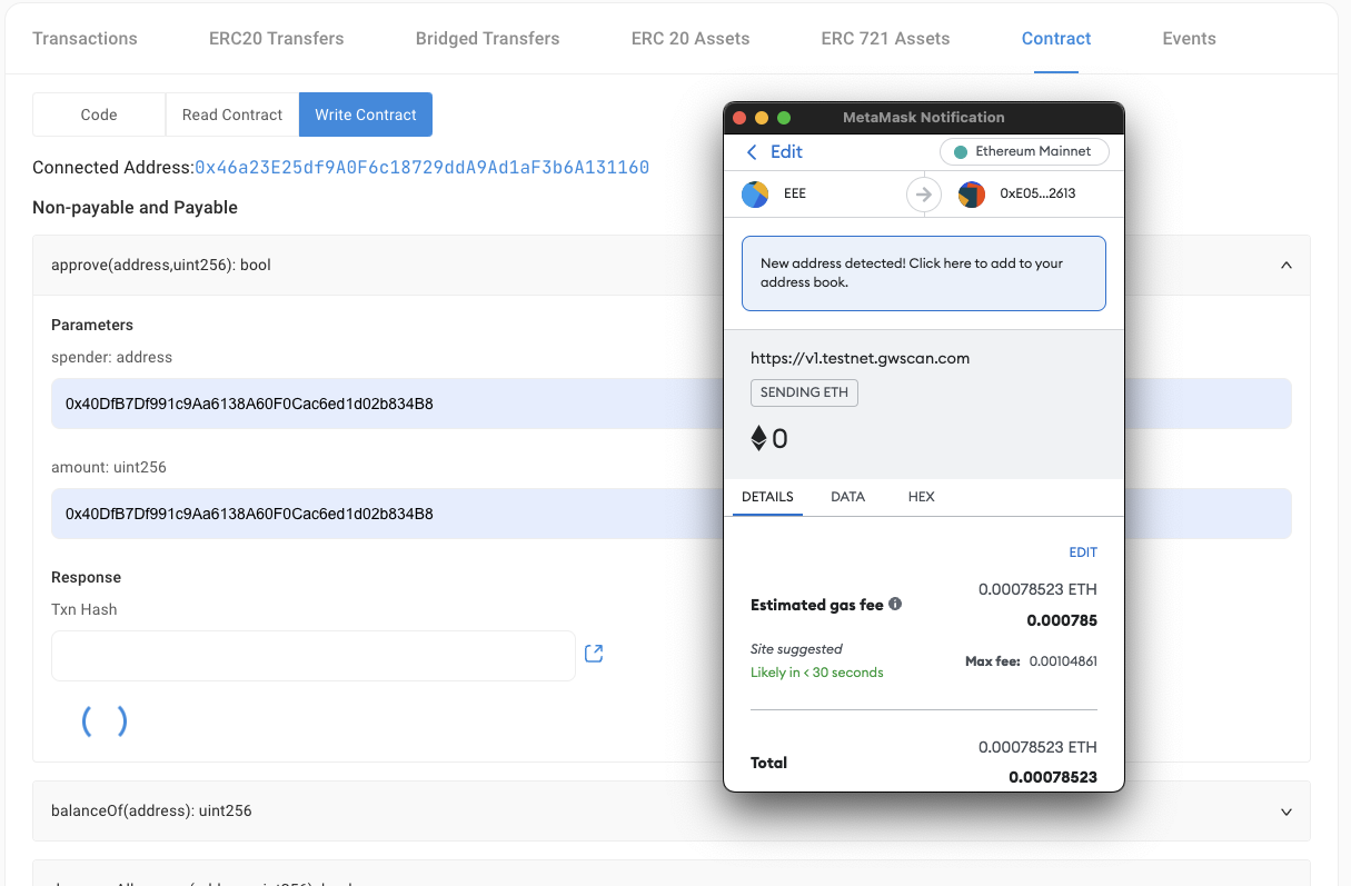 Some issues on contract account page · Issue #1067 · Magickbase/godwoken_explorer · GitHub