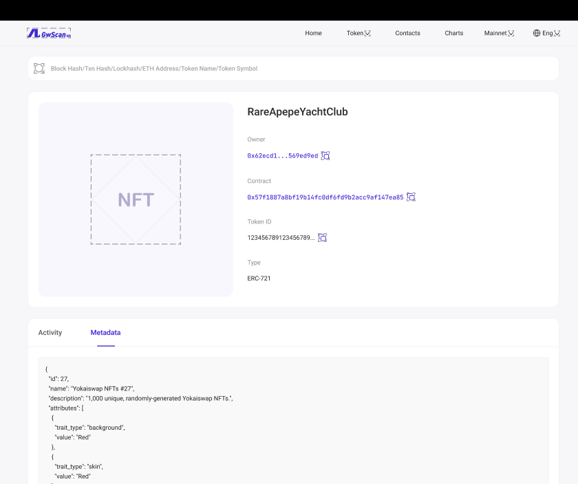 Link to erc 721 token collection could be added on token item page · Issue #1109 · Magickbase ...