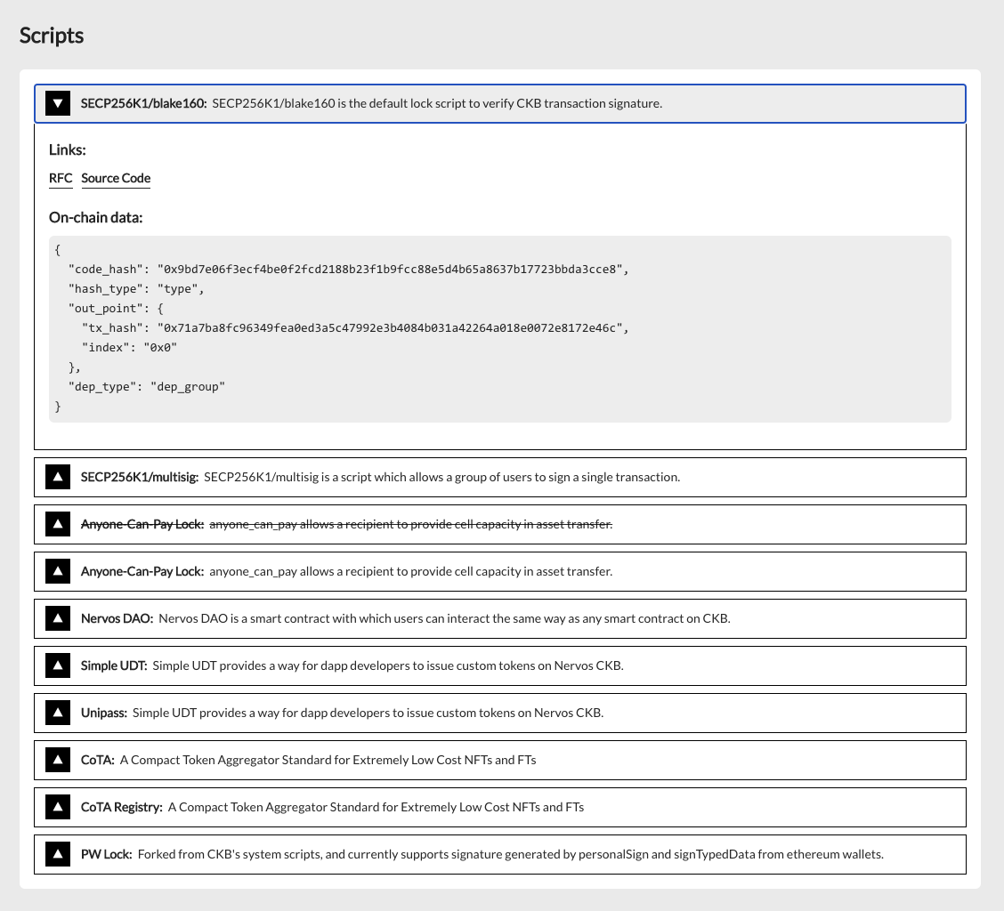 Register scripts of godwoken · Issue #145 · Magickbase/ckb-explorer-public-issues · GitHub