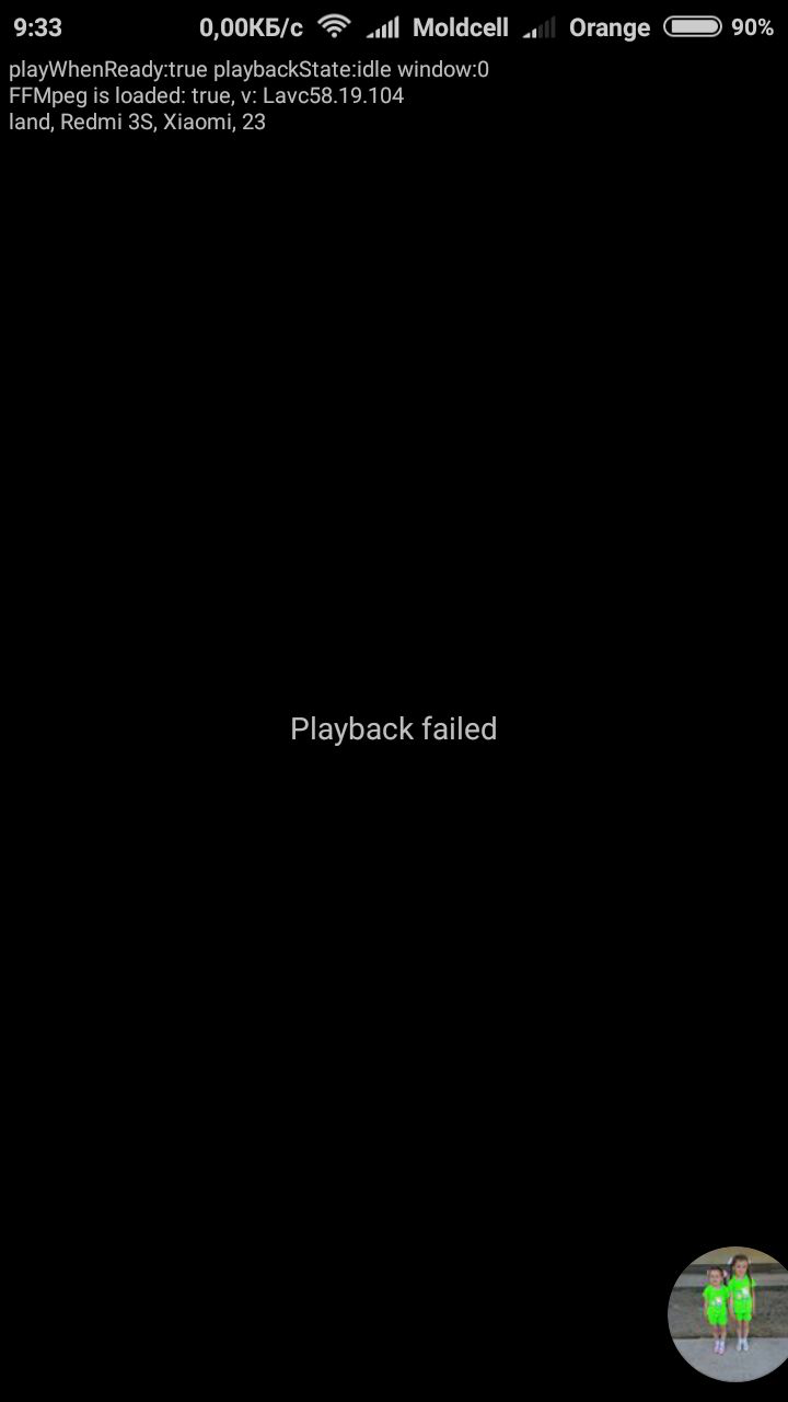Playback failed on Xiaomi Redmi 3s · Issue #4355 · google/ExoPlayer · GitHub