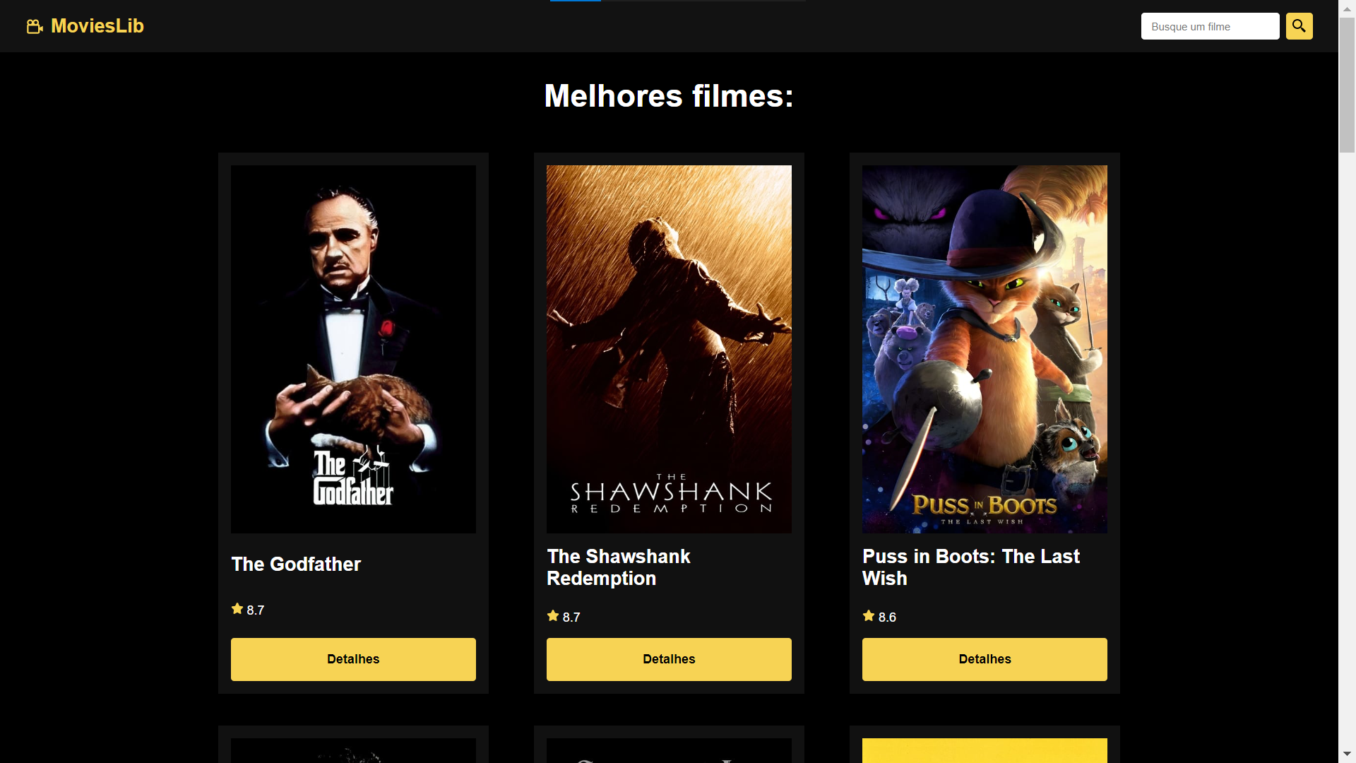 GitHub - JoaoLucas8760/movieslibray_React: Projeto com React, consumindo a API do TMDB (filmes ...