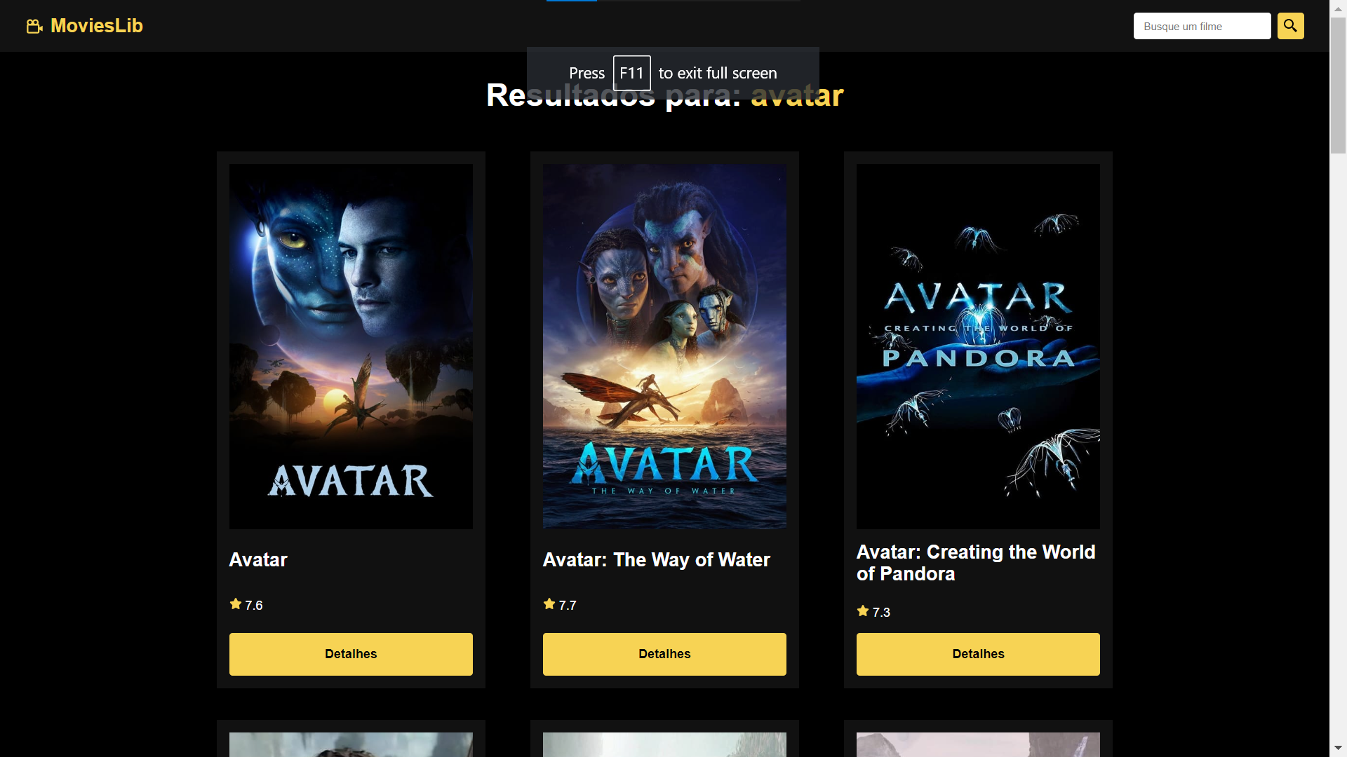 GitHub - JoaoLucas8760/movieslibray_React: Projeto com React, consumindo a API do TMDB (filmes ...