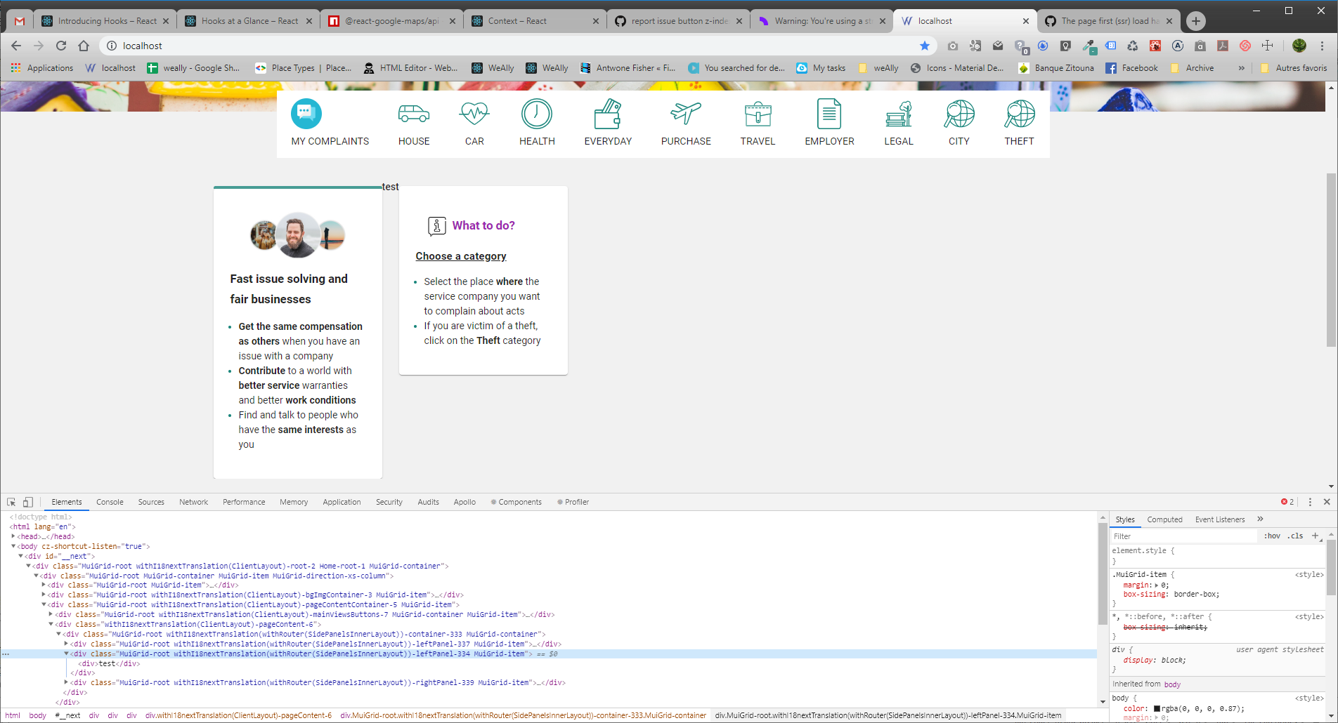 The Page First Ssr Load Has Broken Css Often But Not Always · Issue