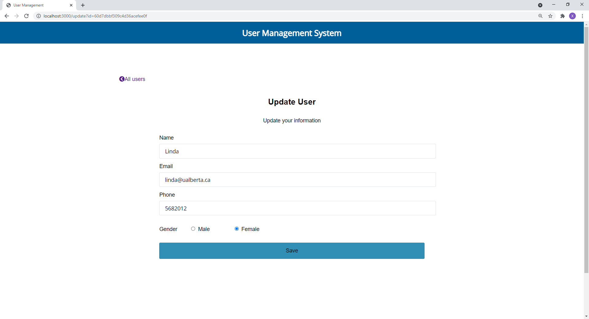 GitHub - xiaohua2003/User-Management-Systems