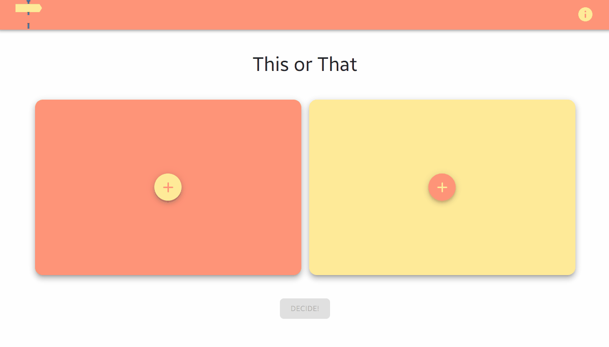 GitHub - daniel-sungwon-lee/thisorthat: Helps you choose and quickly make a decision