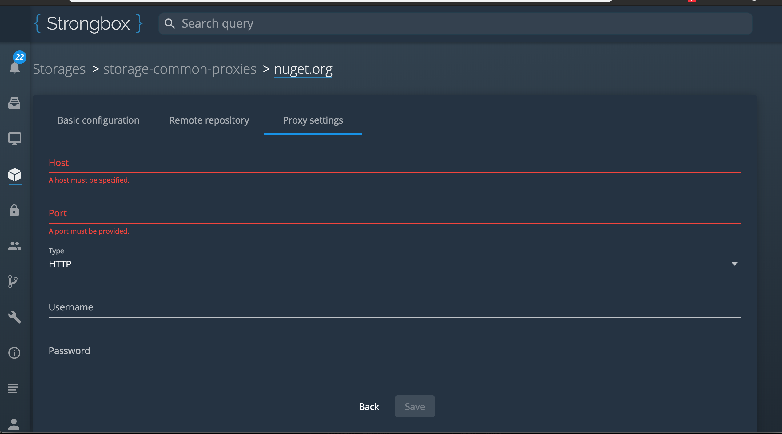 Not able to remove Proxy Settings for repository. · Issue #1702 · strongbox/strongbox · GitHub