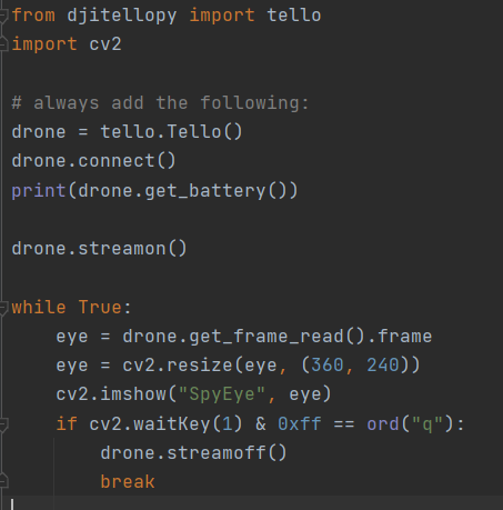 .get_frame_read().frame not producing frames · Issue #68 · damiafuentes ...