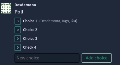 Make /poll and /todo widgets look consistent · Issue #20283 · zulip/zulip · GitHub