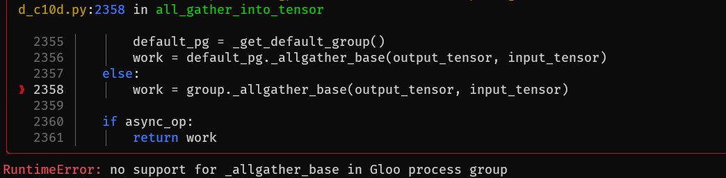 FSDP does not work on GLOO backend · Issue #74041 · pytorch/pytorch · GitHub