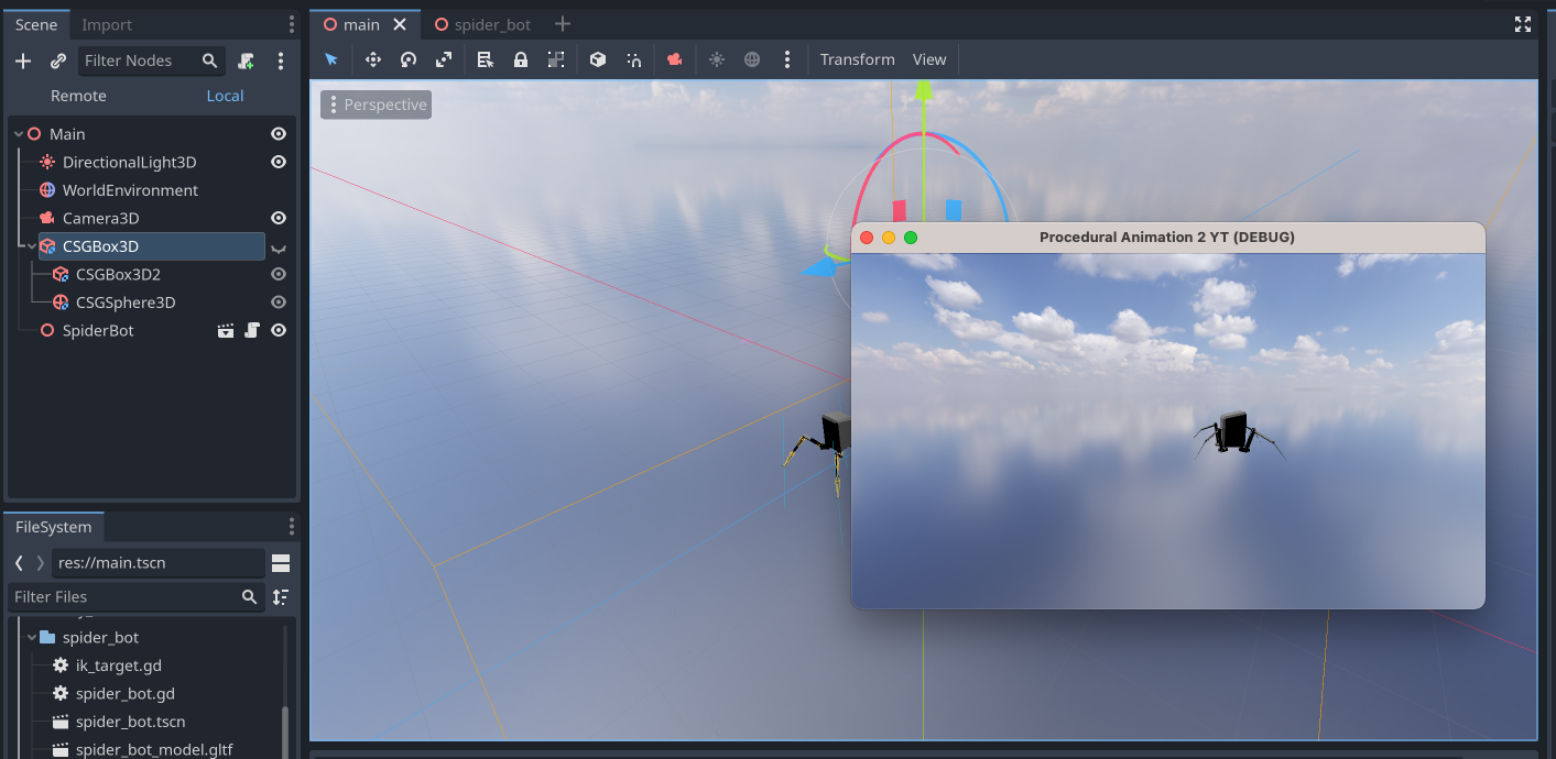 CSG Meshes are malformed in 4.01RC2 · Issue #2 · CBerry22/Godot-4.0-Procedural-Animation · GitHub