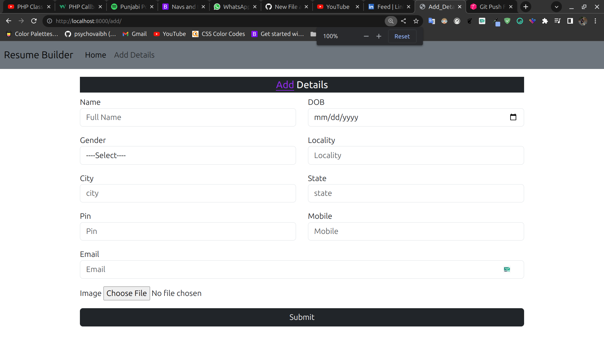 GitHub - psychovaibh/Code_Alpha_Task_3_Resume_Builder