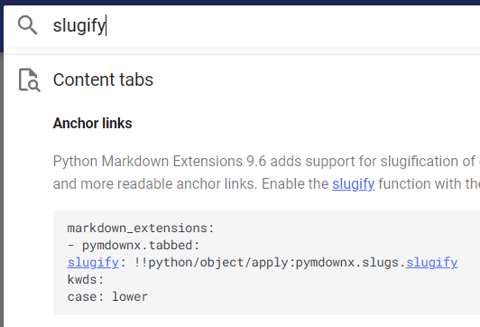 Code Indentation Is Lost In Search Result Previews If The Code Block Is