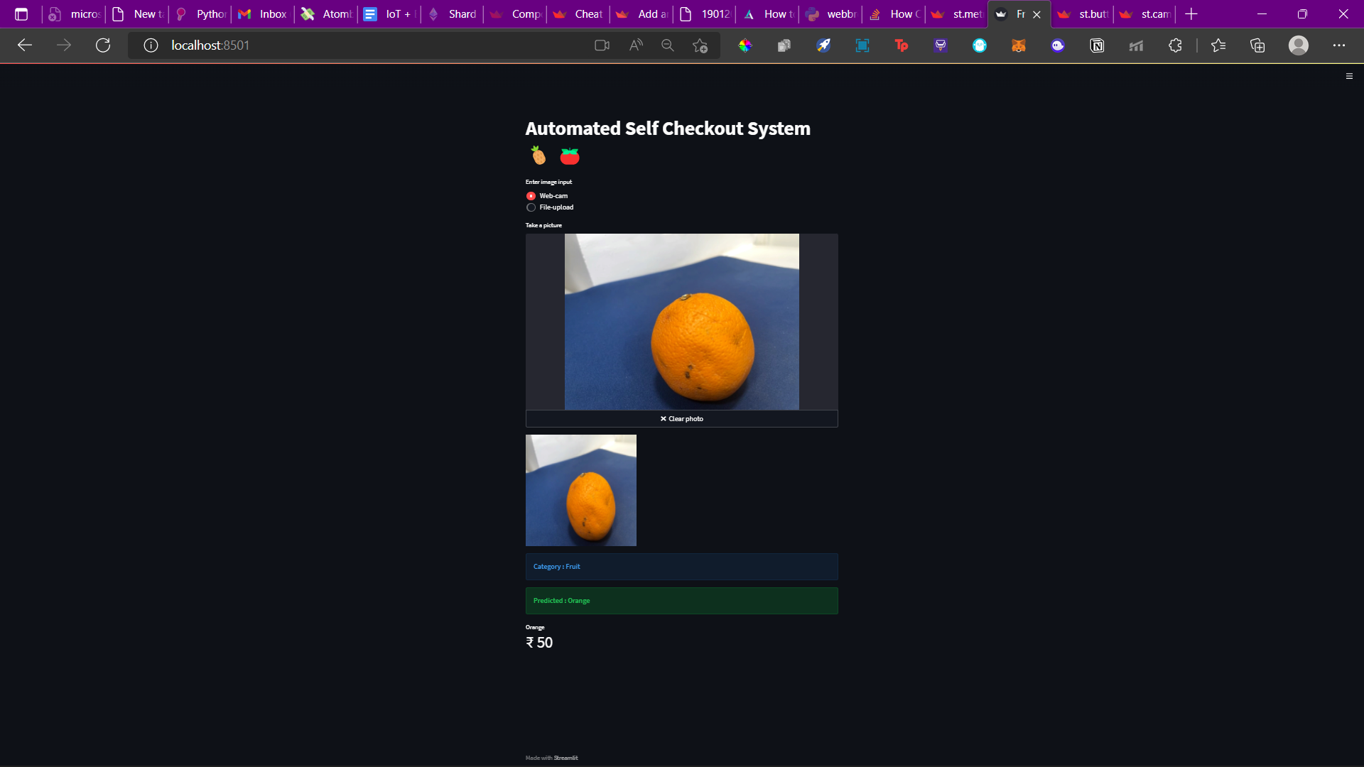 GitHub - Het-Bhavsar/Fruit-Vegetable-Self--Checkout-System