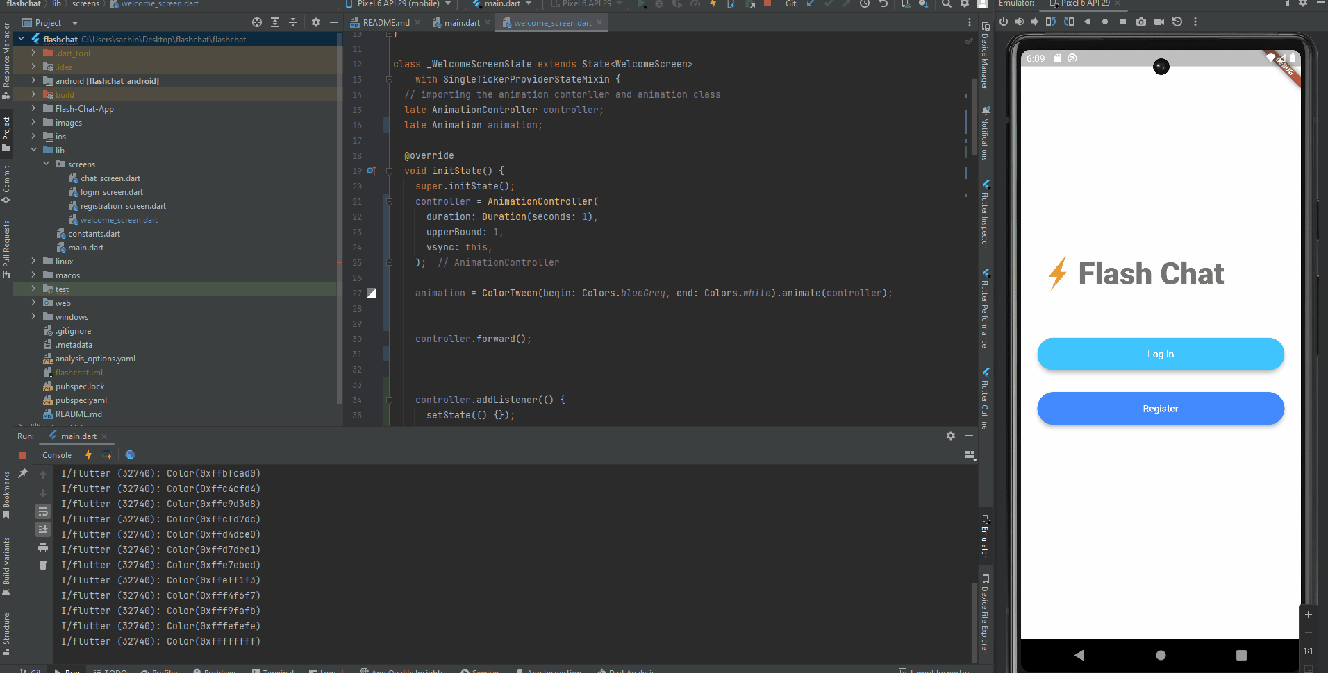 GitHub - sachinNishalka/Flash-Chat-App: Flutter Chat App Using Flutter ...