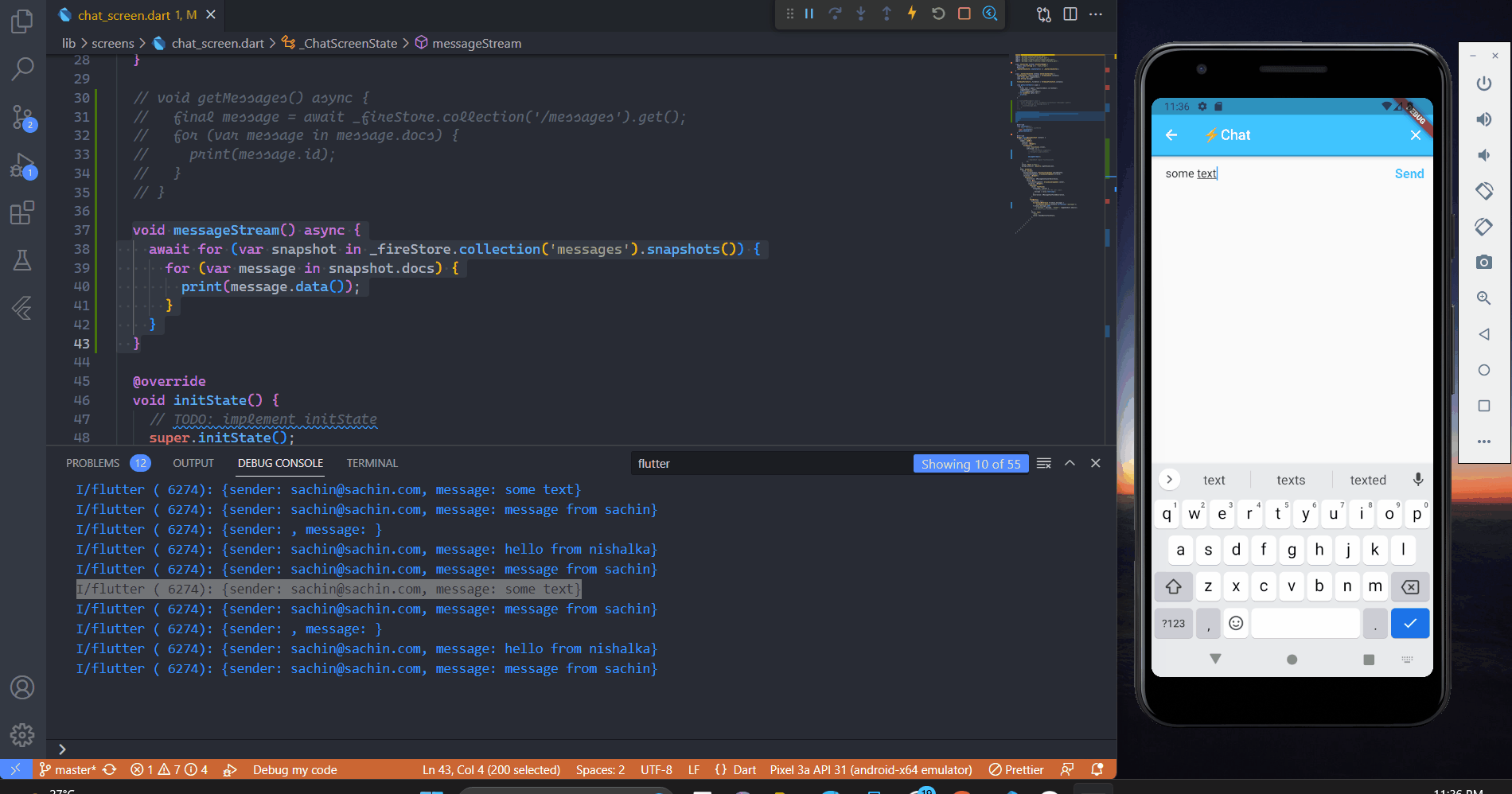 Github Sachinnishalkaflash Chat App Flutter Chat App Using Flutter Animation And Firebase 