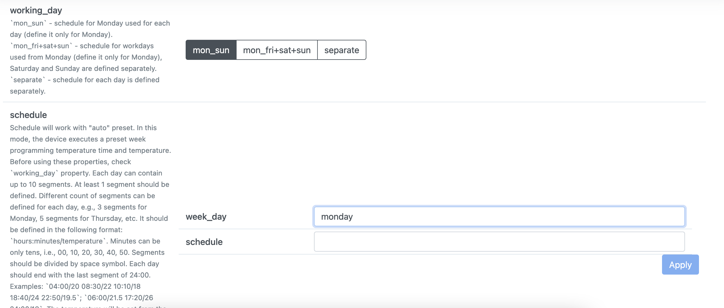 [Bug]: Unable to apply schedule for new TV02-Zigbee TS0601 _TZE200_hue3yfsn · Issue #1622 ...