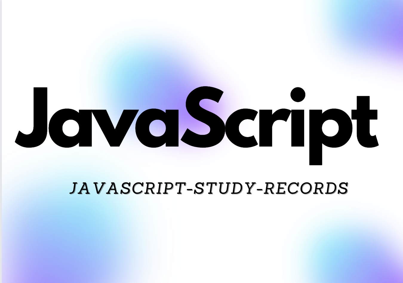 GitHub - taesubyun/javascript-study-records: ️ I had time to study ...