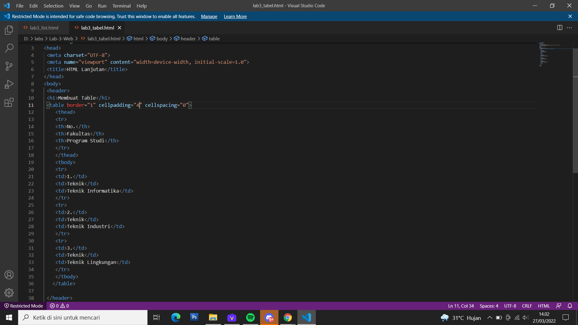 GitHub - wandasetya/Lab-3-web